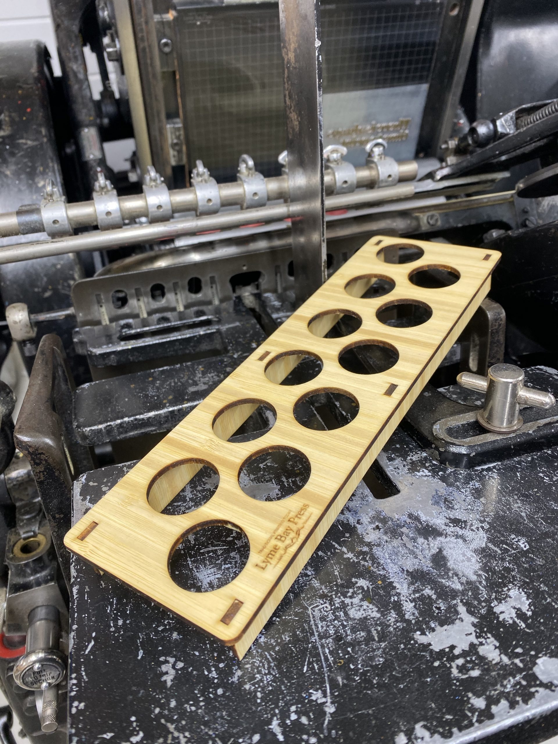 The Lyme Bay Press Tube Rack - Lyme Bay Press - Letterpress Supplies