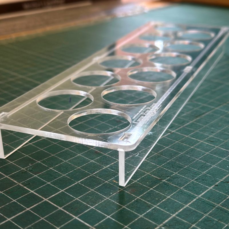 The Lyme Bay Press Acrylic Tube Rack - Lyme Bay Press - Letterpress ...