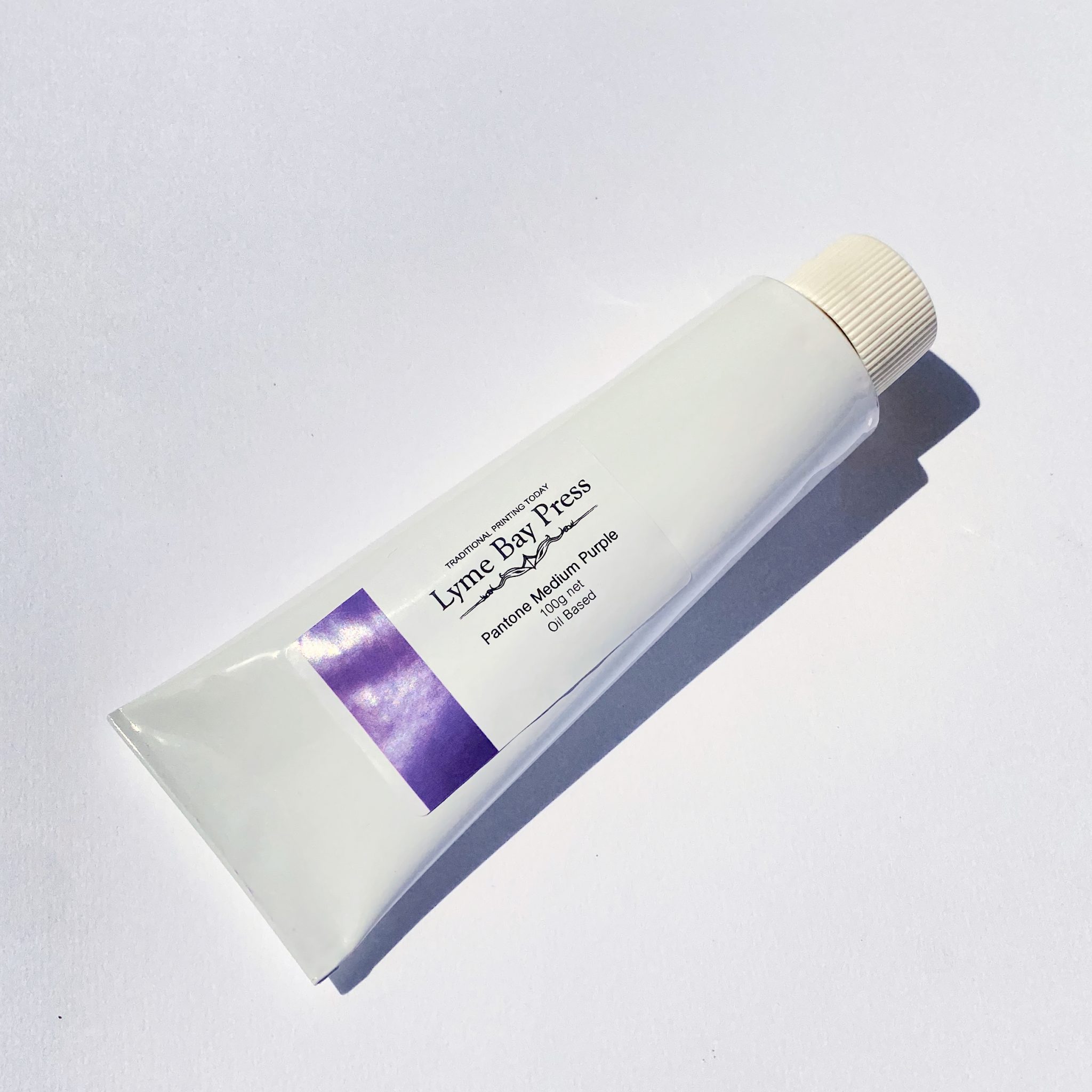 No. 1 Printers Ink – Oil based 100g Tube – Pantone Medium Purple - Lyme ...
